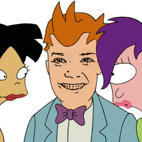 'Fry from Futurama' Face in Hole Photo Montage Online