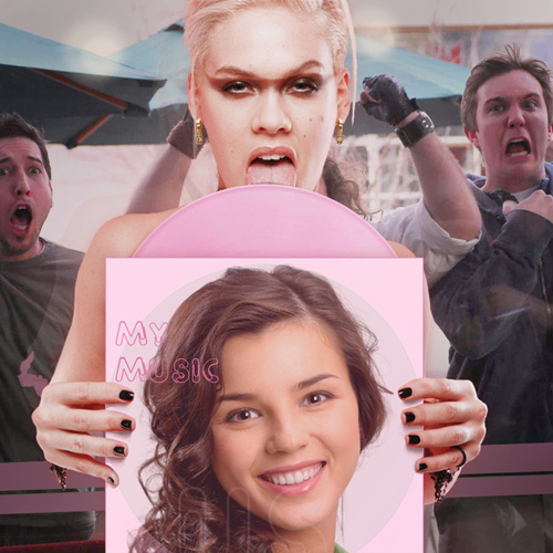 Photo Effect with Celebrity Online: 'Pink'