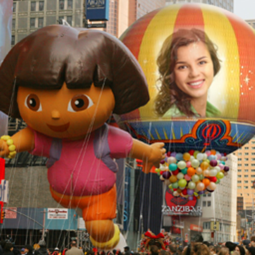 'Thanksgiving Day Parade' Realistic Photo Montage Template Online